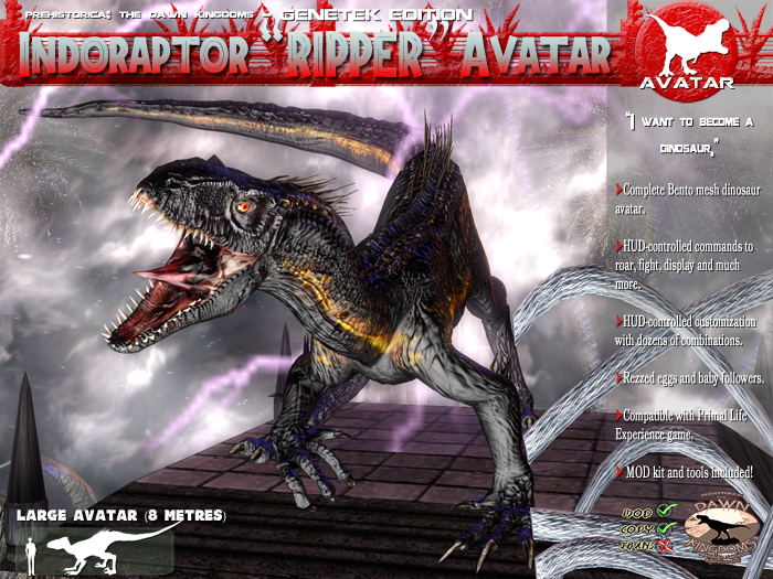 Second Life Marketplace - "INDOMITABLE RIPPER" {GENETIC EDITION} ~ Mesh ...